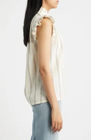 Kut From The Kloth Ronda Ruffle Sleeve Top