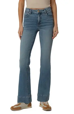 Kut From The Kloth Stella High Waist Fab Ab Flare Jeans - Smoothness