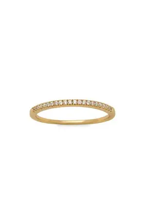 MADE BY MARY Birthstone Stacking Ring - Gold