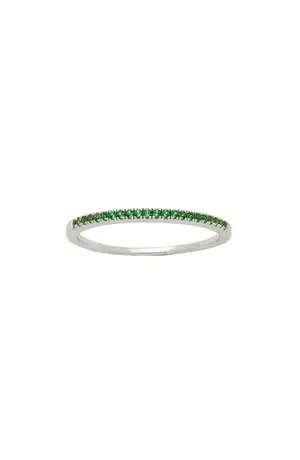 MADE BY MARY Birthstone Stacking Ring - Silver May
