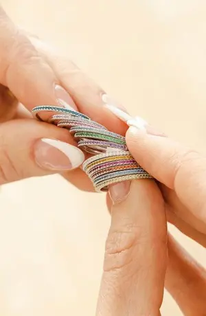 MADE BY MARY Birthstone Stacking Ring