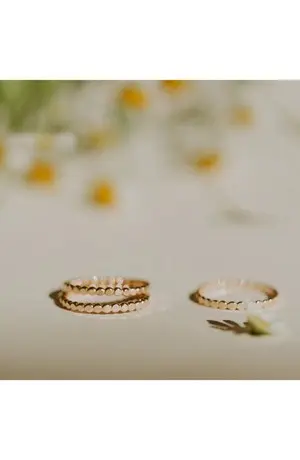 MADE BY MARY Poppy Link Ring