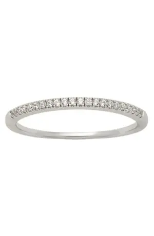 MADE BY MARY Birthstone Stacking Ring - Silver