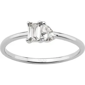 MADE BY MARY Toi Et Moi Ring - Silver