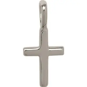 MADE BY MARY Cross Charm Pendant - Silver