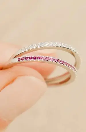 MADE BY MARY Birthstone Stacking Ring