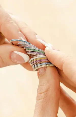 MADE BY MARY Birthstone Stacking Ring