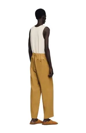 Sandro Wide-leg Elasticated Linen Trousers