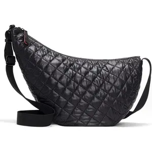 Mz Wallace Metro Smile Shoulder Bag - Black