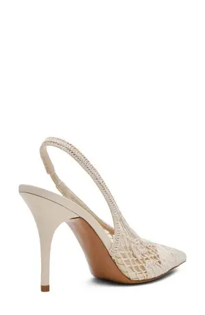 Steve Madden Andromeda Slingback Stiletto Sandal - Bone