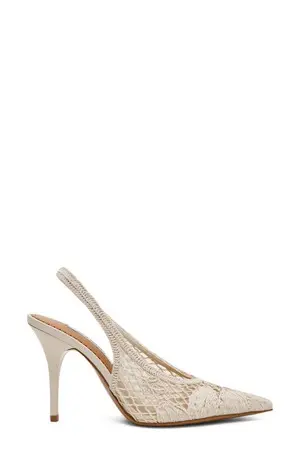 Steve Madden Andromeda Slingback Stiletto Sandal - Bone