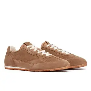 MALLET Penn Leather And Suede Sneakers - Mocha