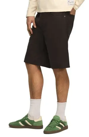 Lucky Brand Cotton Canvas 5-pocket Bermuda Shorts - Phantom