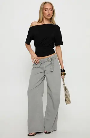 Princess Polly Ashlinn Off The Shoulder Drapey Top
