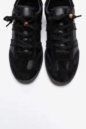 FOREVER & ALWAYS SHOES Ardix Leather Sneaker - Black