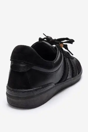 FOREVER & ALWAYS SHOES Ardix Leather Sneaker - Black
