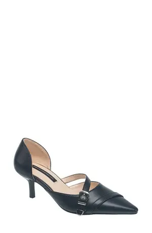 French Connection Elly Kitten Heel Pump - Black