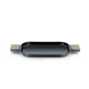BRA COOKWARE Ceramic Nonstick Griddle With Removable Handles - Black
