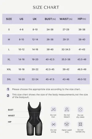SHAPELLX Shapewear Tummy Control Smoothing Bodysuit - Black