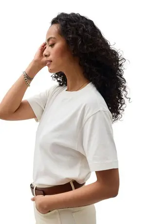 Richer Poorer Relaxed Cotton Tee - Bone