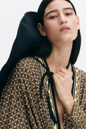 H&m Viscose Wrap Blouse