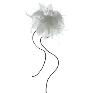OLAH Silk Flower Pin - Beige