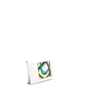 Hermès Calvi Duo Card Holder Printed Leather