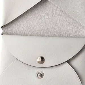 Hermès Calvi Duo Card Holder Printed Leather