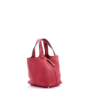 Hermès Picotin Bag Clemence Pm - Red