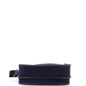 Hermès Evelyne Bag Gen Iii Felt Pm - Blue