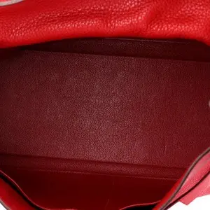 Hermès Kelly Handbag Clemence With Palladium Hardware 35