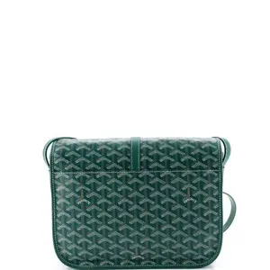 Goyard Belvedere Ii Messenger Bag Coated Canvas Mm - Green
