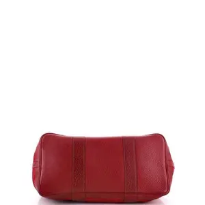 Hermès Garden Party Tote Toile And Leather 36 - Red