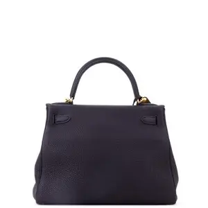 Hermès Kelly Handbag Togo With Gold Hardware 28 - Black