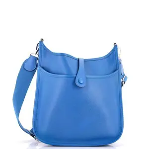 Hermès Evelyne Bag Gen Iii Epsom Pm - Blue