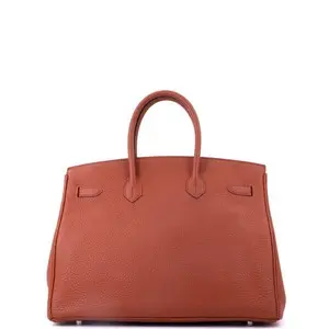 Hermès Birkin Handbag Fjord With Palladium Hardware 35 - Brown