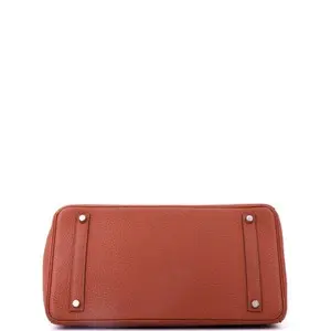 Hermès Birkin Handbag Fjord With Palladium Hardware 35 - Brown