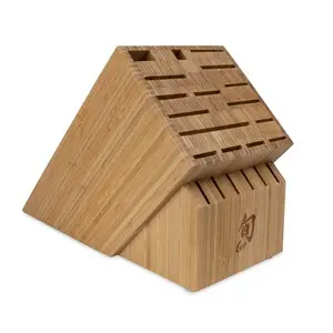 SHUN 22 Slot Knife Block - Light