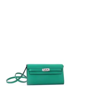 Hermès Kelly To Go Wallet Epsom - Green