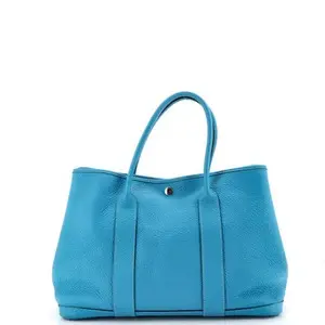 Hermès Garden Party Tote Leather 36 - Blue