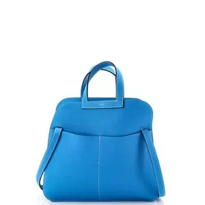 Hermès Halzan Bag Clemence 31 - Blue