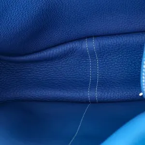 Hermès Halzan Bag Clemence 31 - Blue