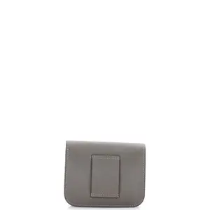 Hermès Constance Slim Wallet Evercolor - Grey