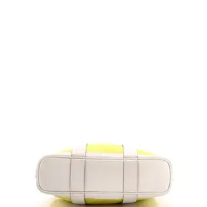 Hermès Garden File Tote Toile And Leather 28 - Yellow