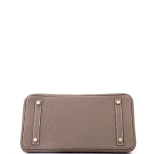 Hermès Birkin Handbag Togo With Gold Hardware 30