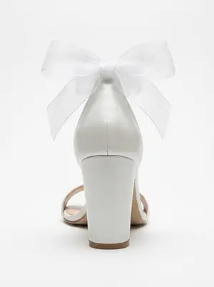 FOREVER & ALWAYS SHOES Forever & Always Aviora Block Heel Wedding Sandal