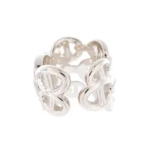 Hermès Chaine D'ancre Enchainee Ring Sterling Gm