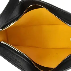 Goyard Hirondelle Shoulder Bag Coated Canvas And Leather - Black