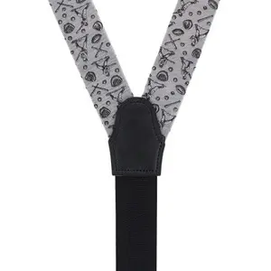 Trafalgar Batter Up Novelty Baseball Silk Button End Suspenders