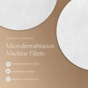 PROJECT E BEAUTY 1000pcs Microdermabrasion Replacement Filters 11mm Cotton Filter